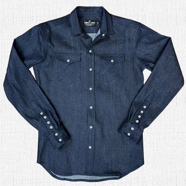 Tommy Gene- HEAVY 9oz Indigo Denim – By Robert James